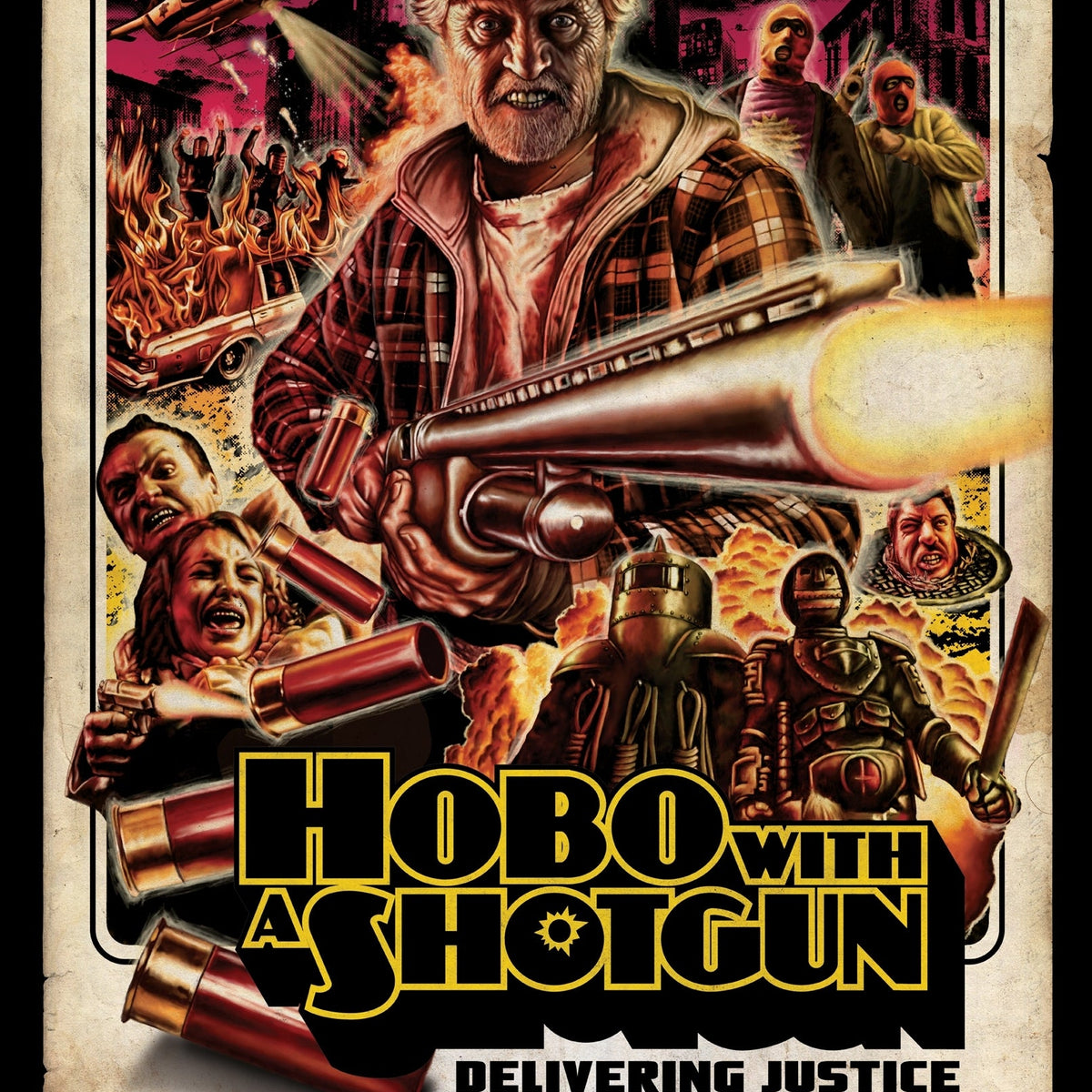 hobo with a shotgun poster