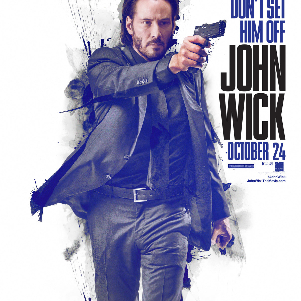 John Wick Design 3 A2 Size Movie Poster – Pixel Demon