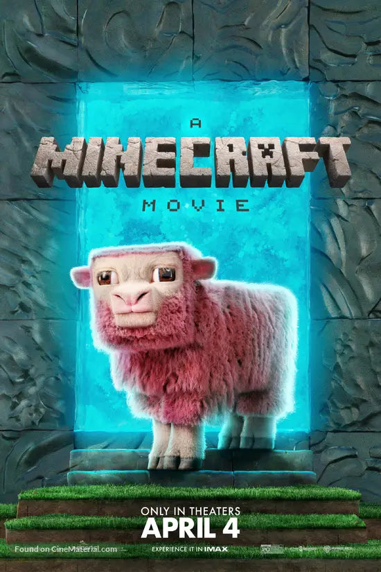 A Minecraft Movie A2 Size Movie Poster Wall Art Vers 11 – Pixel Demon