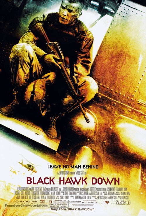Premium Vivid Quality Black Hawk Down A2 Movie Poster – Pixel Demon