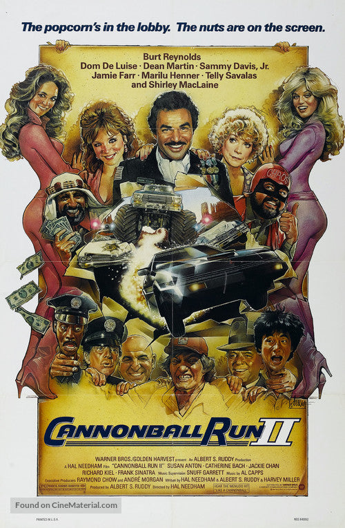 Cannonball Run II Cinema Movie Poster A2 Size – Pixel Demon