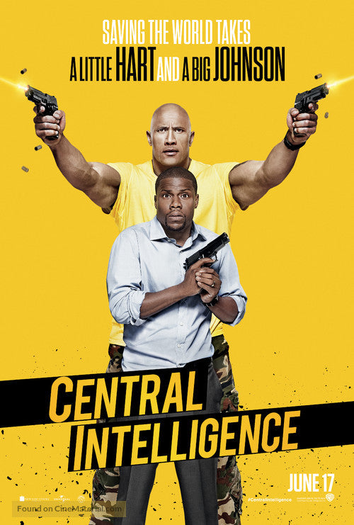 Premium Vivid Quality Central Intelligence A2 Movie Poster – Pixel Demon