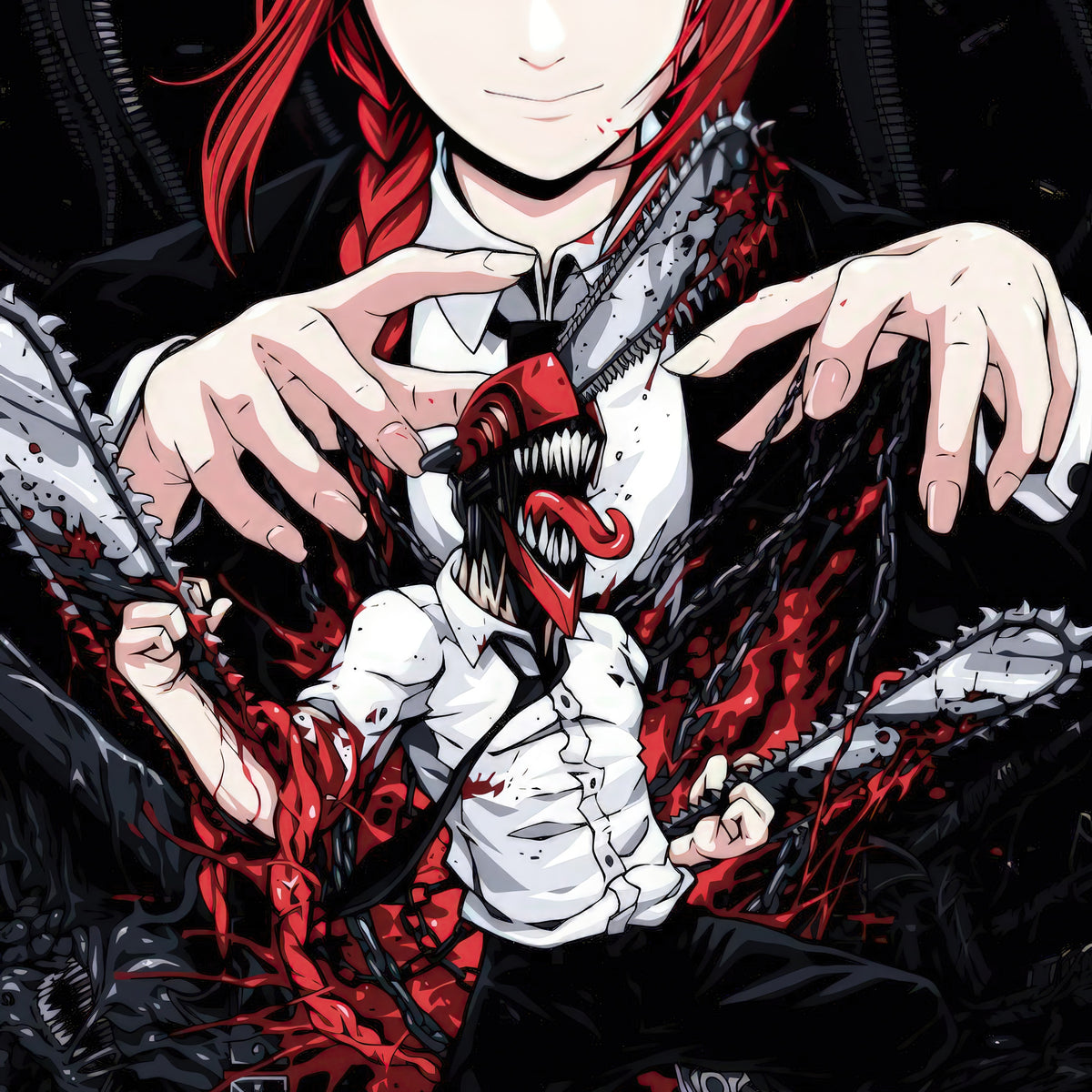 Chainsaw Man Design 6 A2 Size Posters – Pixel Demon