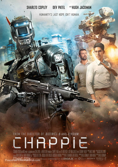 Affiche Du Film Chappie First Poster For Neill Blomkamp's Sci Fi