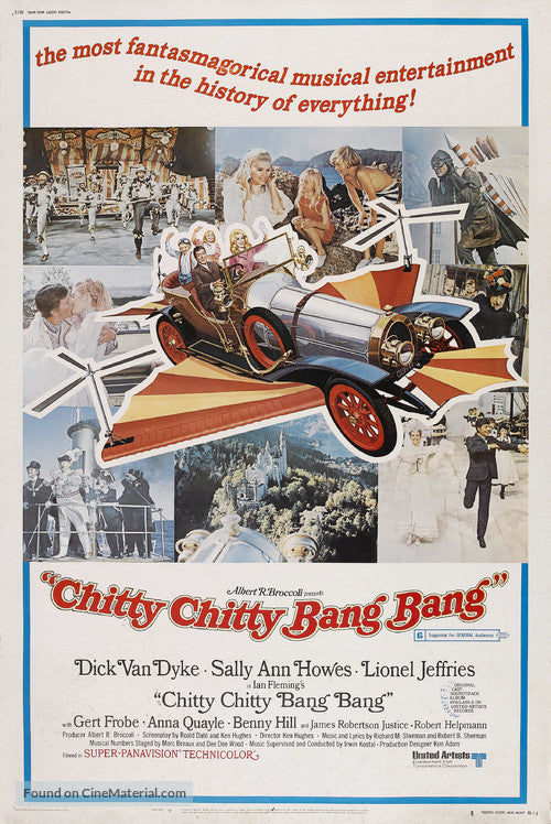 Chitty Chitty Bang Bang Cinema Movie Poster A2 Size – Pixel Demon
