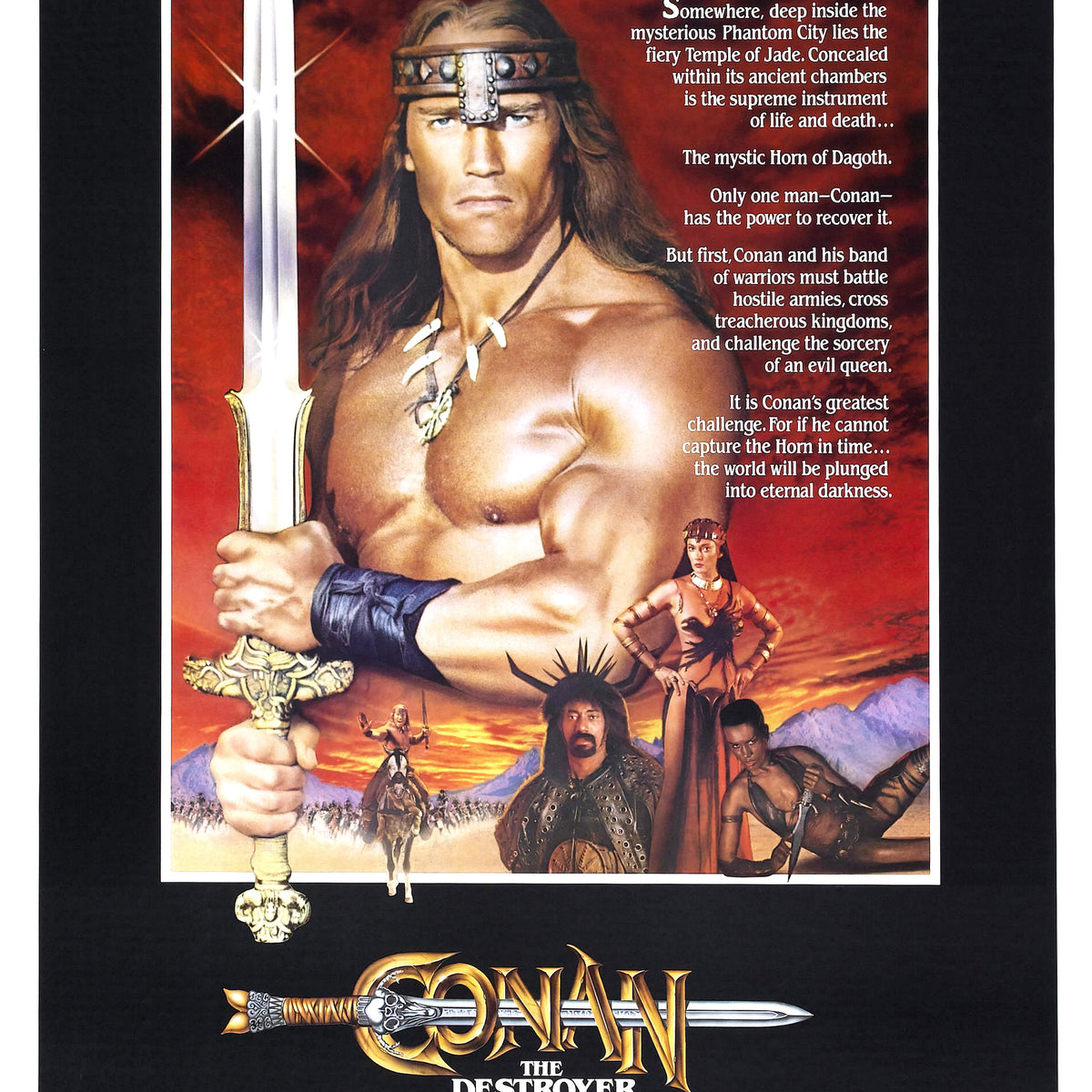 Conan The Destroyer A2 Size Movie Poster – Pixel Demon