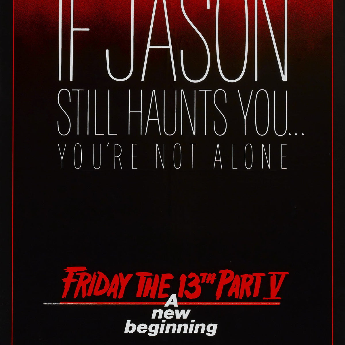 friday the 13th a new beginning A2 Size Movie Poster – Pixel Demon