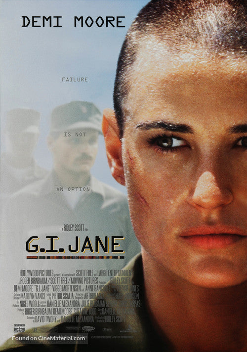 Premium Vivid Quality G.I. Jane A2 Movie Poster – Pixel Demon