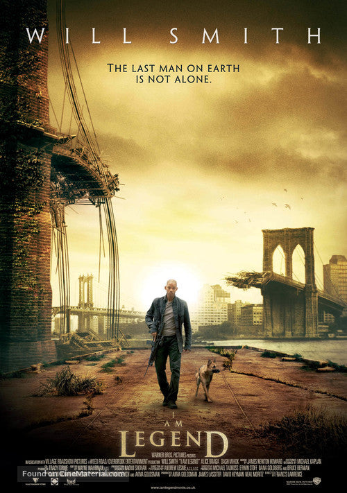 Premium Vivid Quality I Am Legend A2 Movie Poster – Pixel Demon