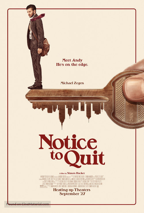 Notice to Quit Movie Poster A2 Size Version 2 – Pixel Demon