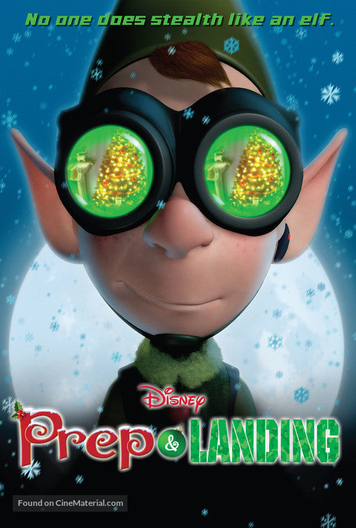 Prep & Landing Movie Poster A2 Size – Pixel Demon