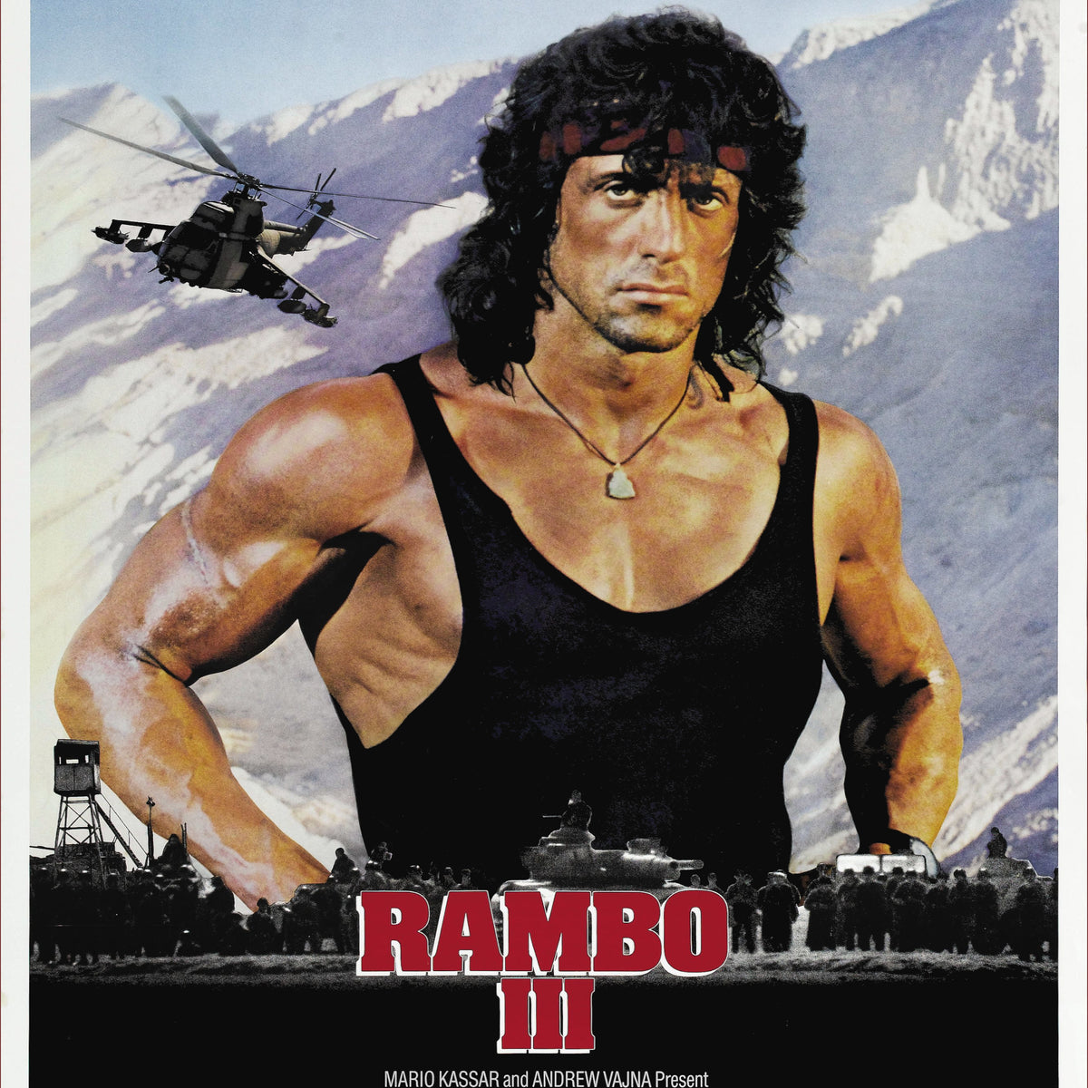 Rambo iii A2 Size Movie Poster – Pixel Demon