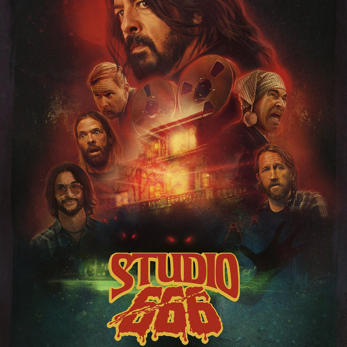 Studio 666 A2 Size Movie Poster – Pixel Demon