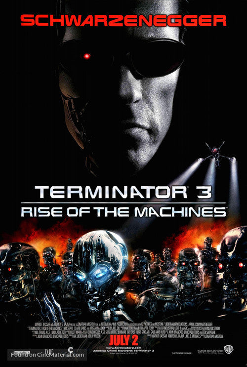 Premium Vivid Quality Terminator 3: Rise of the Machines A2 Movie ...