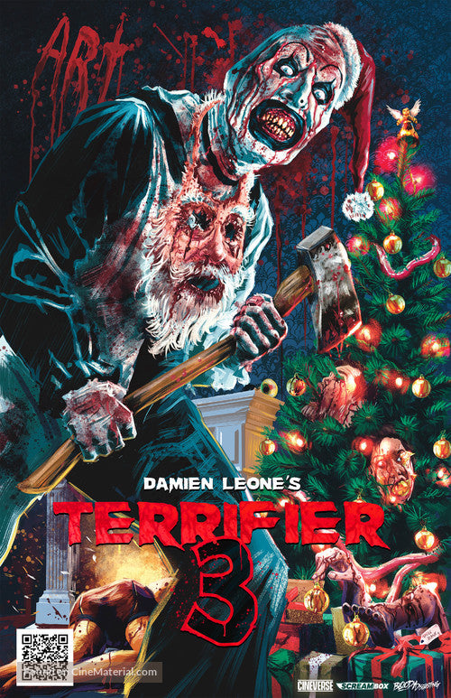 Terrifier 3 Cinema Movie Poster A2 Size – Pixel Demon