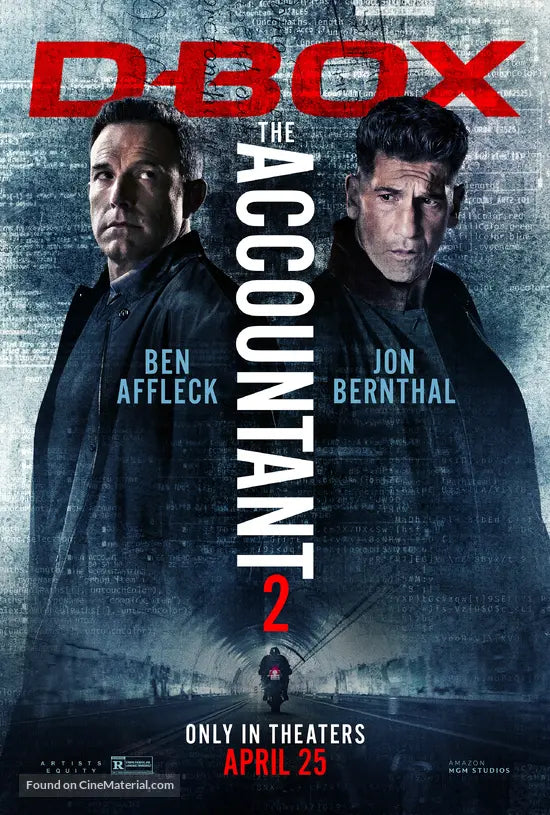 The Accountant 2 A2 Size Movie Poster Wall Art Vers 4 – Pixel Demon