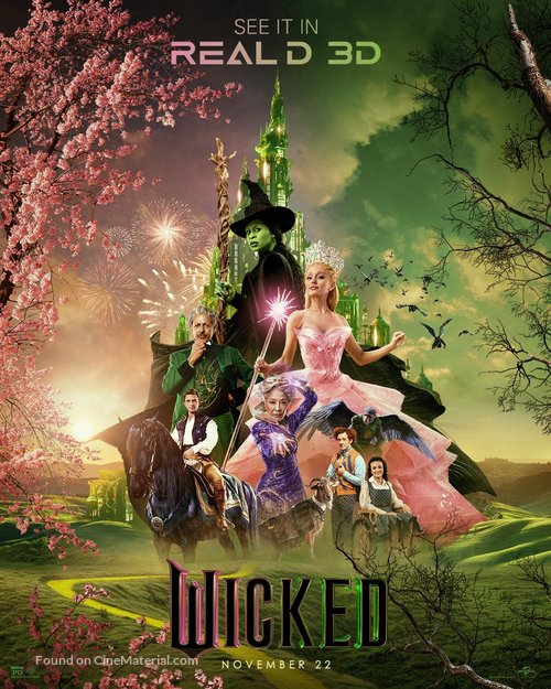 Wicked Movie Poster A2 Size Version 14 – Pixel Demon